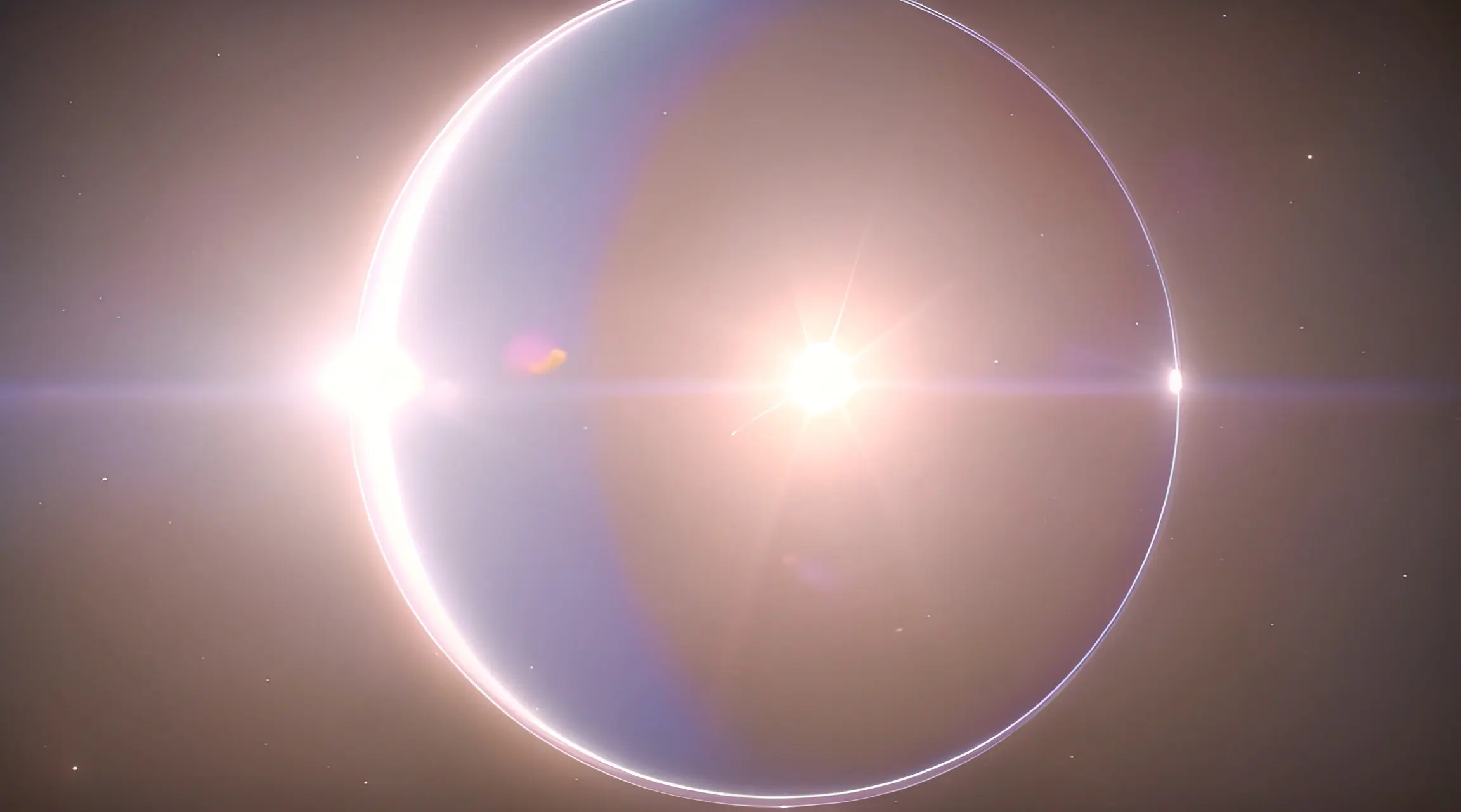 Stellar Glow And Lens Flare Space Themed Video Backdrop | Videos